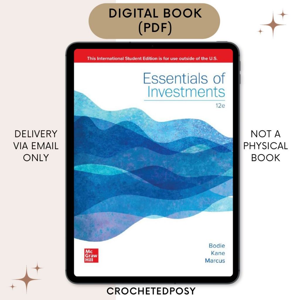 [B1] Essentials of Investments ISE | DIGITAL BOOK ONLY (PDF) | Shopee ...