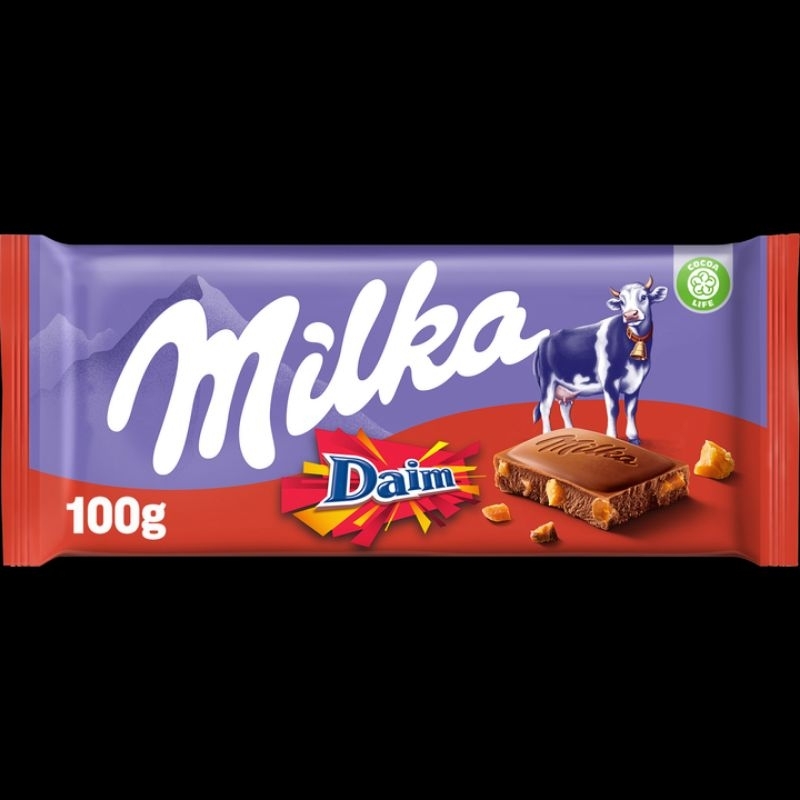 Milka chocolate reep daim 100g | Shopee Malaysia