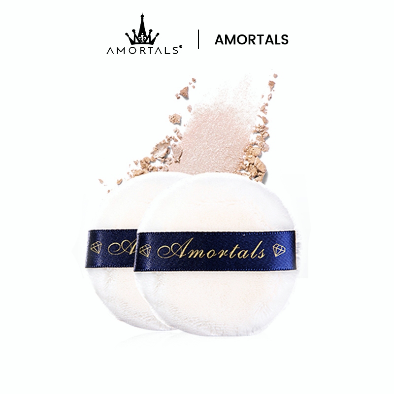 AMORTALS Makeup Powder Puff 尔木萄散粉扑 植绒定妆粉扑粉饼不吃粉 不吃粉蜜粉扑 | Shopee Malaysia
