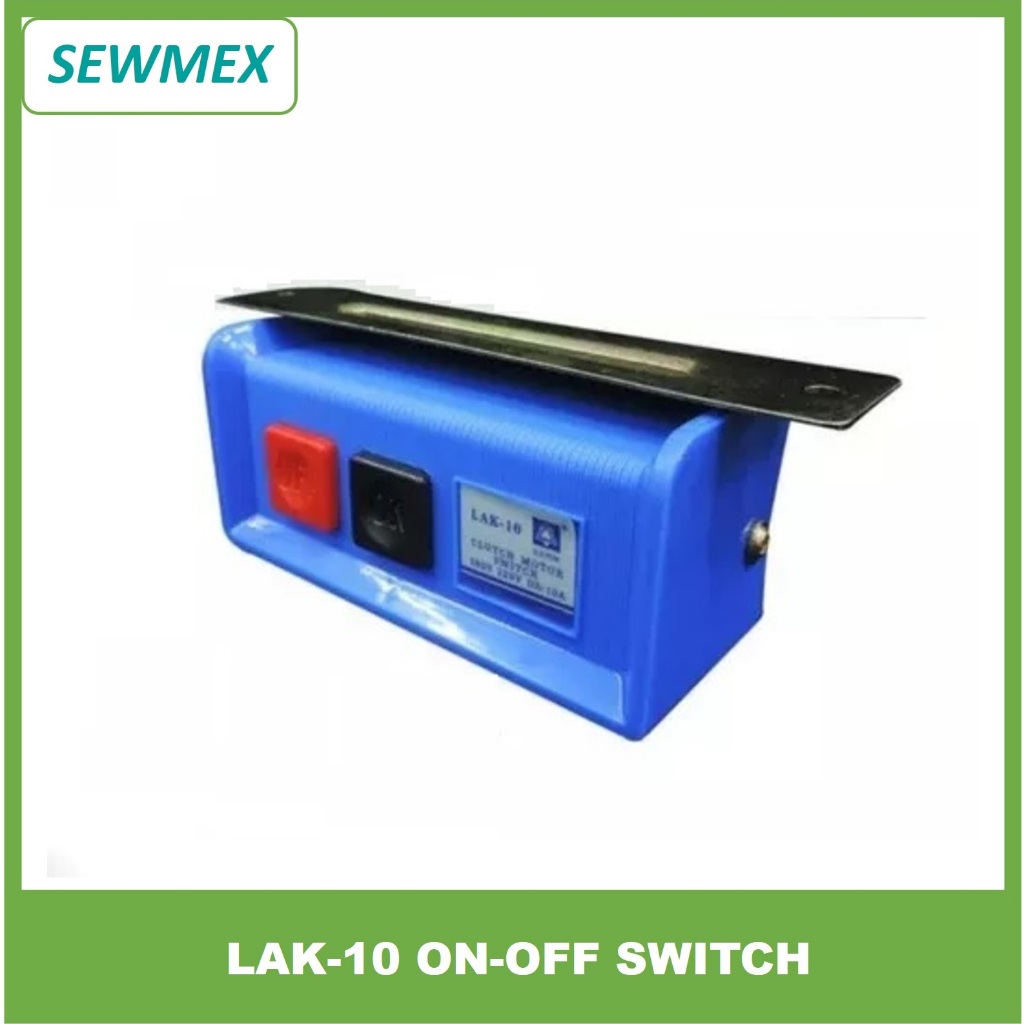 LAK-10 Push Button On Off Switch for Industrial Sewing Machine/ On-Off ...