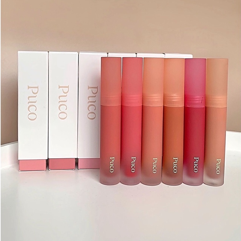 PUCO ~ Mousse lip glaze matte velvet matte lip glaze (Soft, light ...