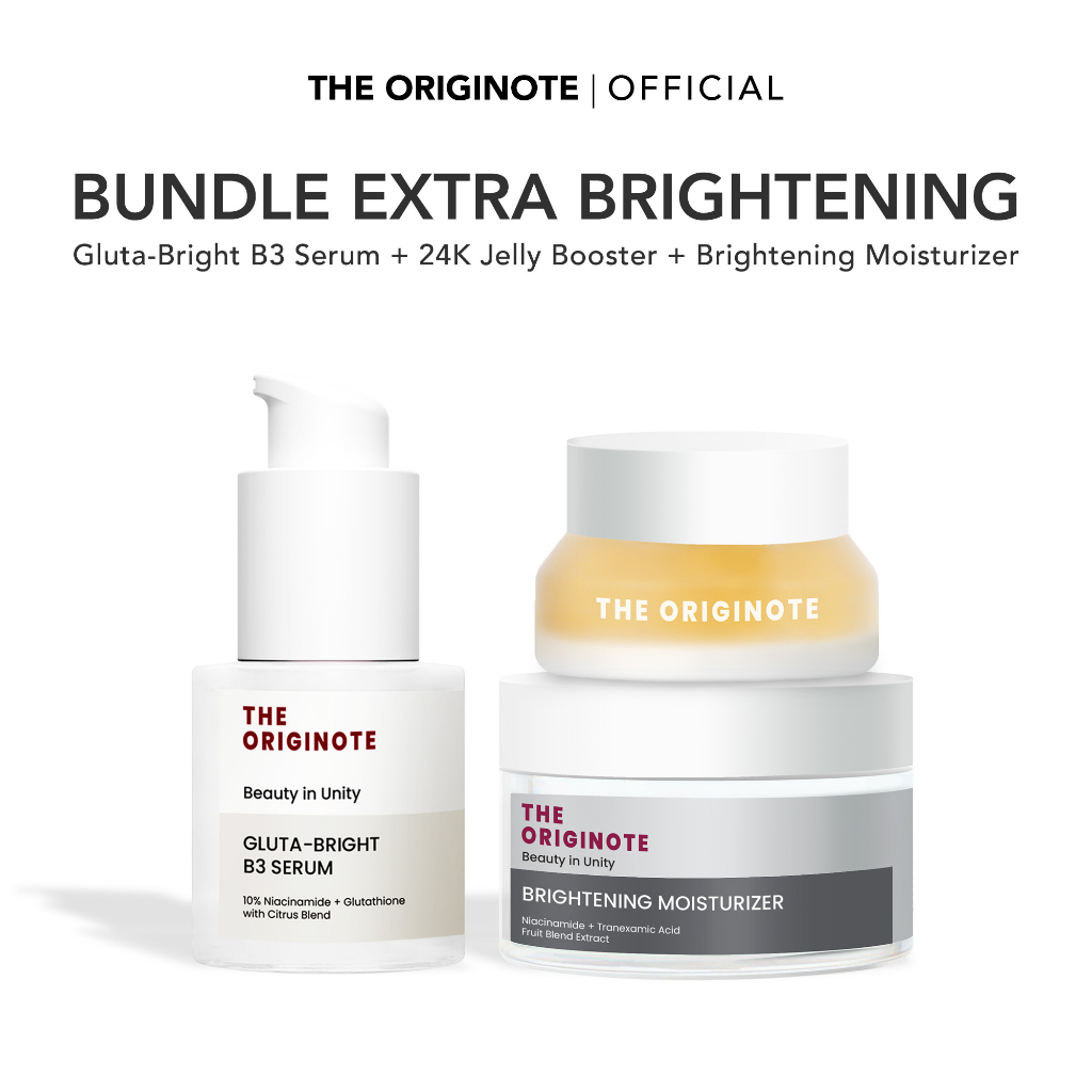 The Originote Bundle 3in1 Extra Brightening - Niacinamide B3 Serum ...