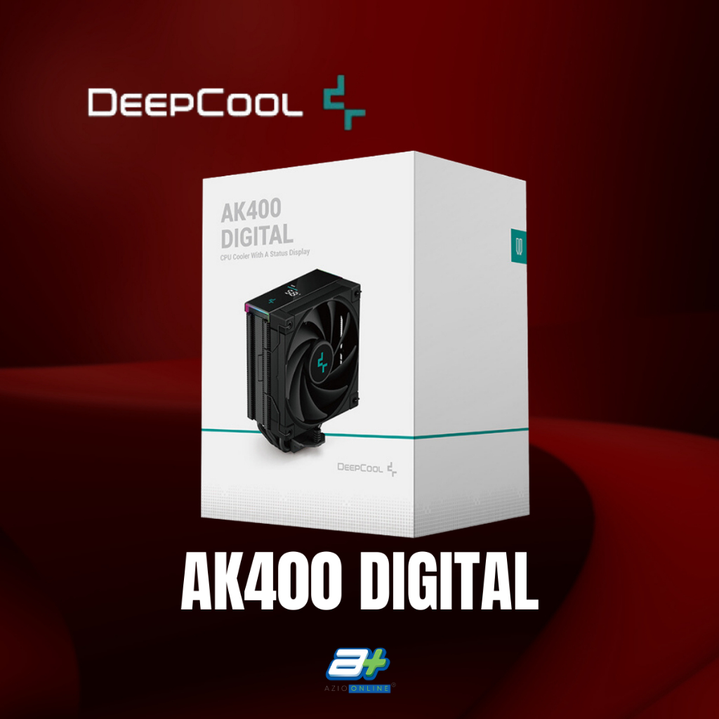 DEEPCOOL AK400 DIGITAL AIR COOLER - BLACK EDITION | Shopee Malaysia