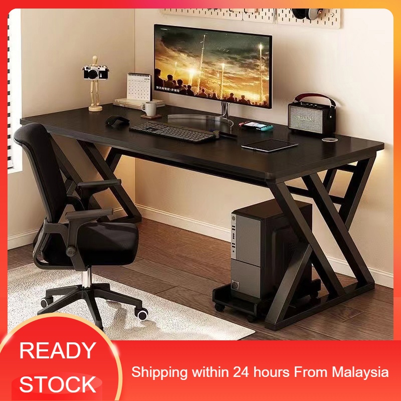 【IN STOCK】Computer Desk Reinforcement K bracket Gaming Table meja ...