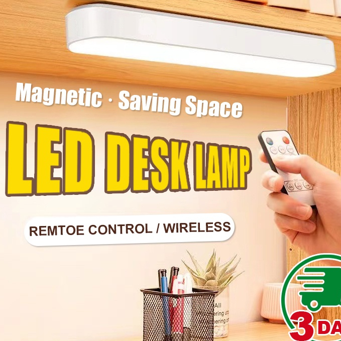 LED Desk Lamp Rechargeable Magnetic USB Light Table Lamp 3 Colors ...