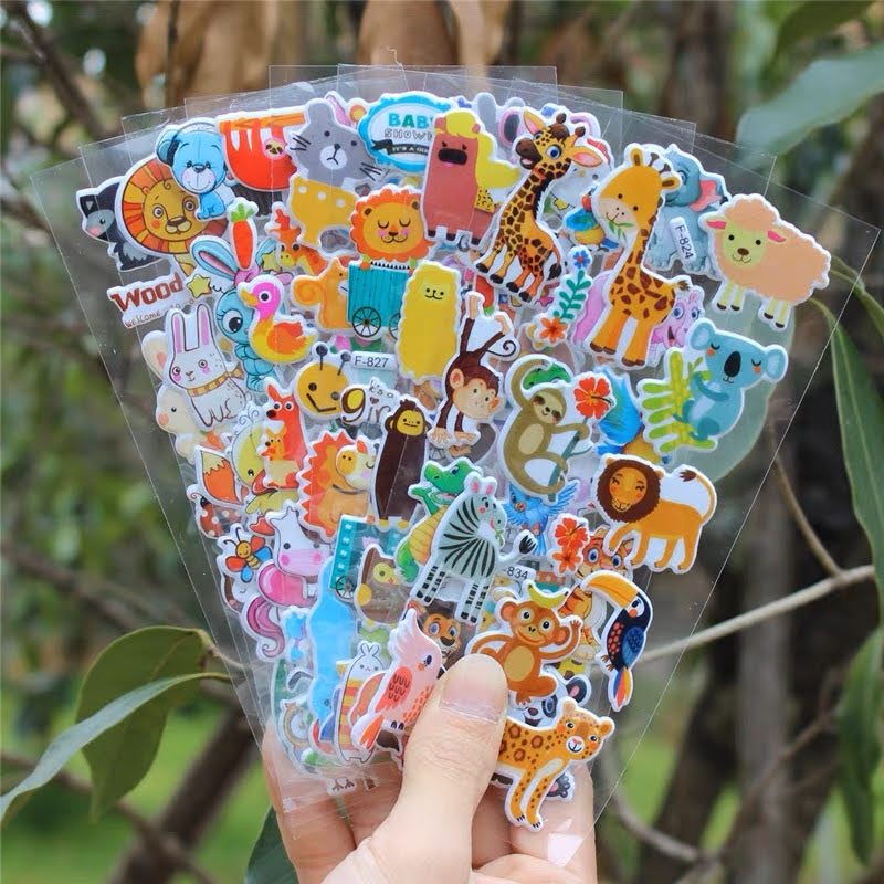 3D Foam Cartoon Stickers | Bubble Waterproof Sticker For Kids | Shopee ...