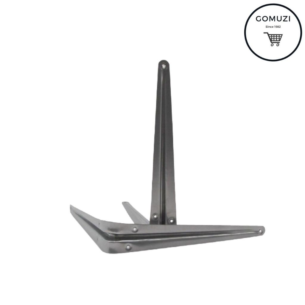 Light Duty Shelf Brackets (1 Pair) L Bracket Dinding/ Shelf Bracket ...