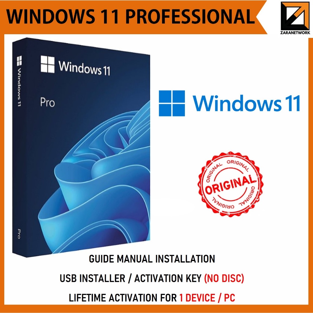 Windows 11 Pro | USB 64 bit / 32 bit | Lifetime Use | Brand New and ...