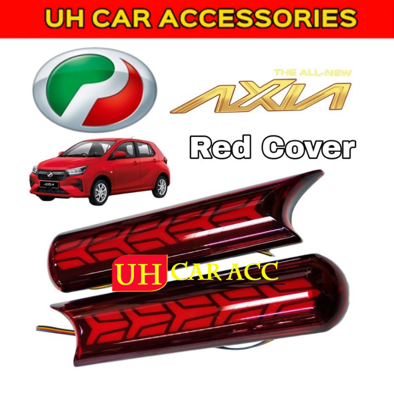 PERODUA AXIA 2023 2024 REAR BUMPER LED REFLECTOR LIGHT LAMP LIGHTS LED ...