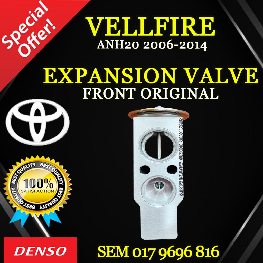 TOYOTA VELLFIRE ANH20 2006-2014 ORIGINAL DENSO FRONT EXPENSION/ EXPANSION VALVE (CAR AIRCOND ...