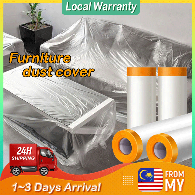 【Fast delivery】 Disposable furniture dust cover dust cloth dust film ...