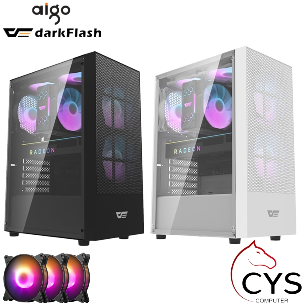 AIGO DARKFLASH A290 TG ATX ARGB CASING | Shopee Malaysia