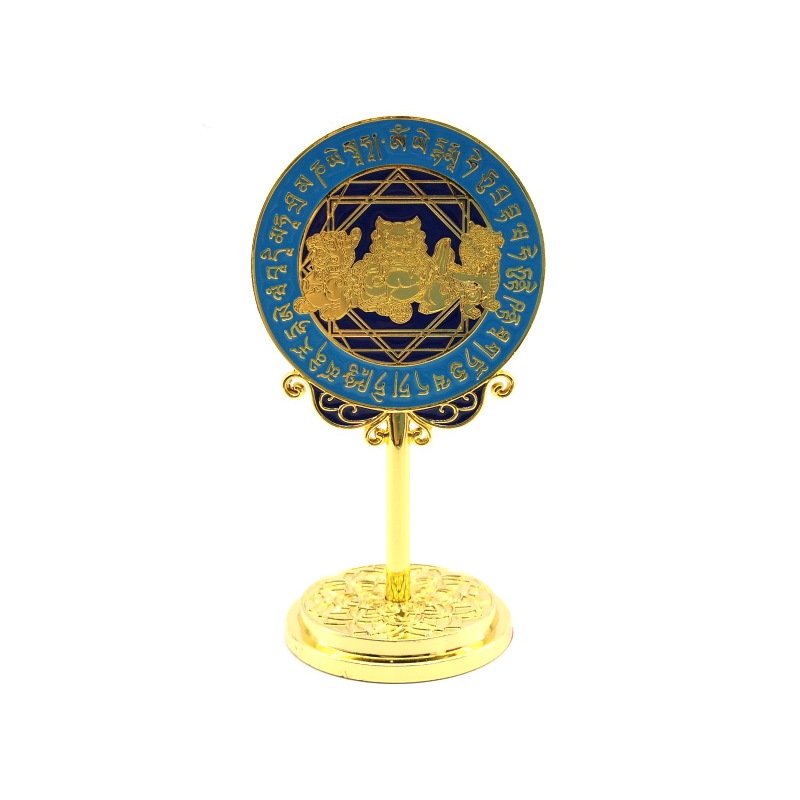 Three Celestial Guardians With Chakra Protection Wheel - San Sha Feng ...