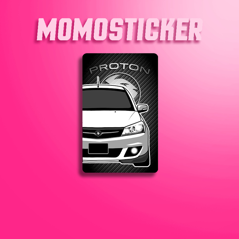 Proton Saga FLX Sticker untuk atm nfc tng access card banapassport ...