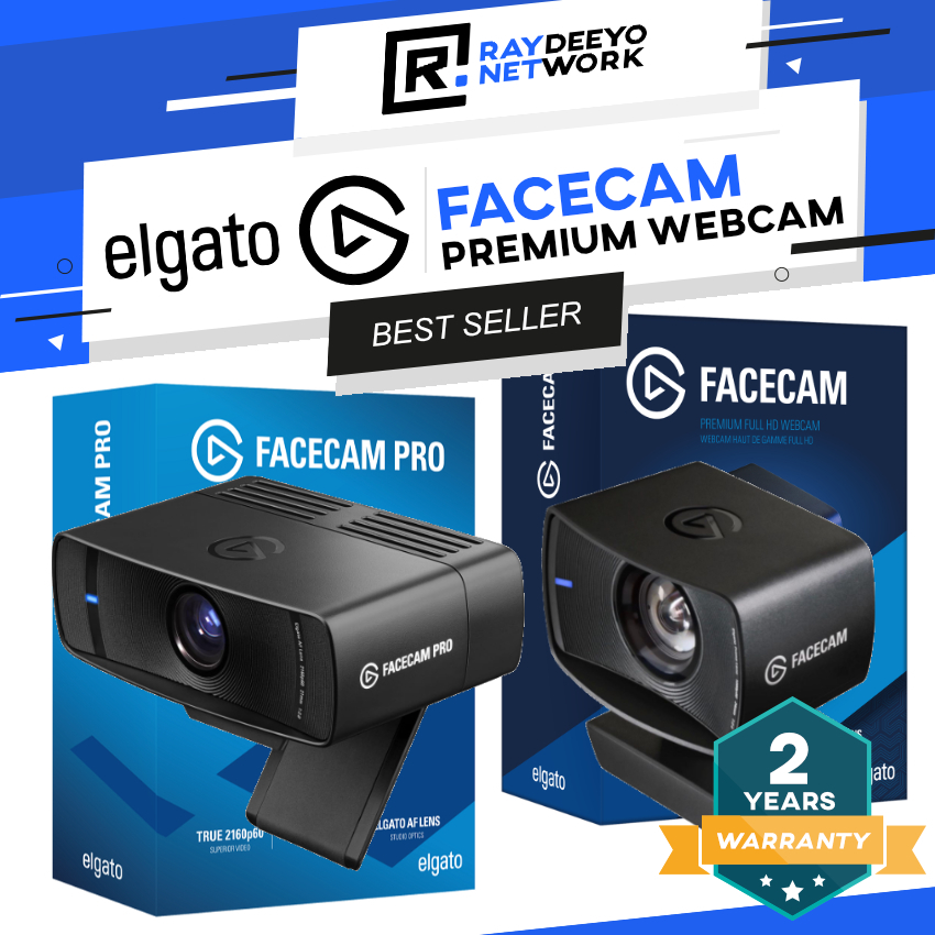 Elgato FACECAM / FACECAM PRO/ FACECAM 4K Premium Webcam (1080p60/4K60 ...