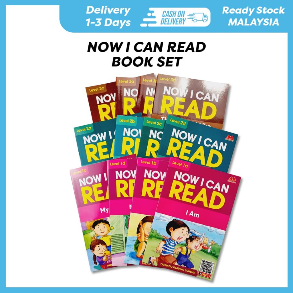EDUKID : Now I can Read - buku belajar membaca prasekolah | Shopee Malaysia