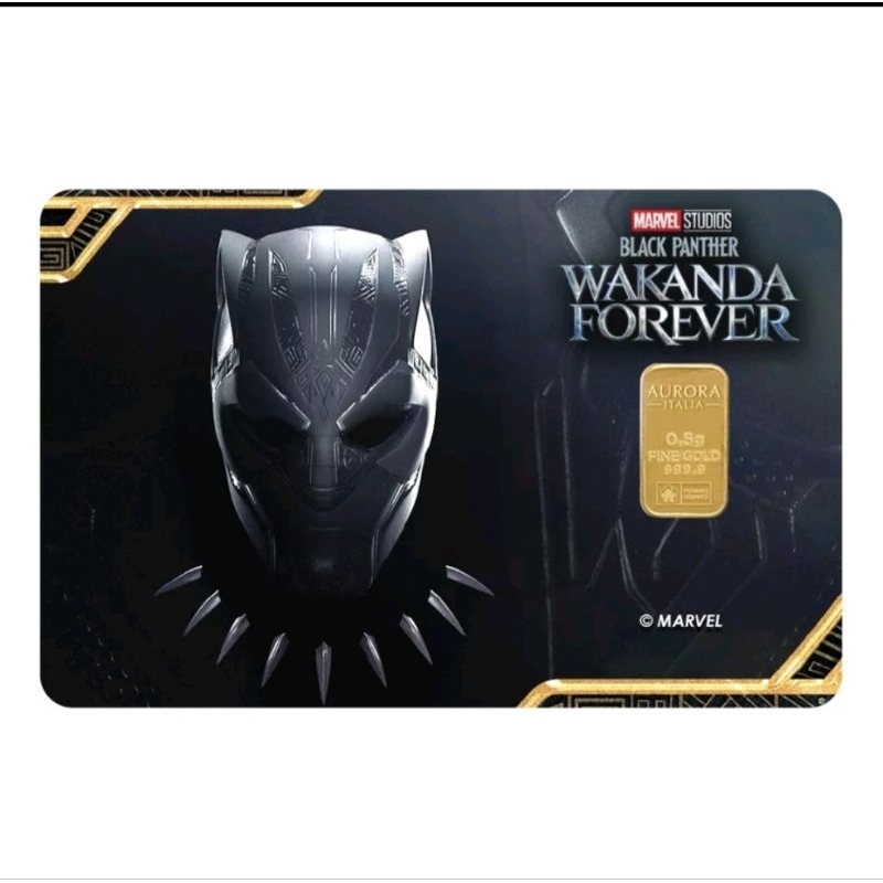 Gold Bar PublicGold Aurora Italia Wakanda Forever 0.5g | Shopee Malaysia