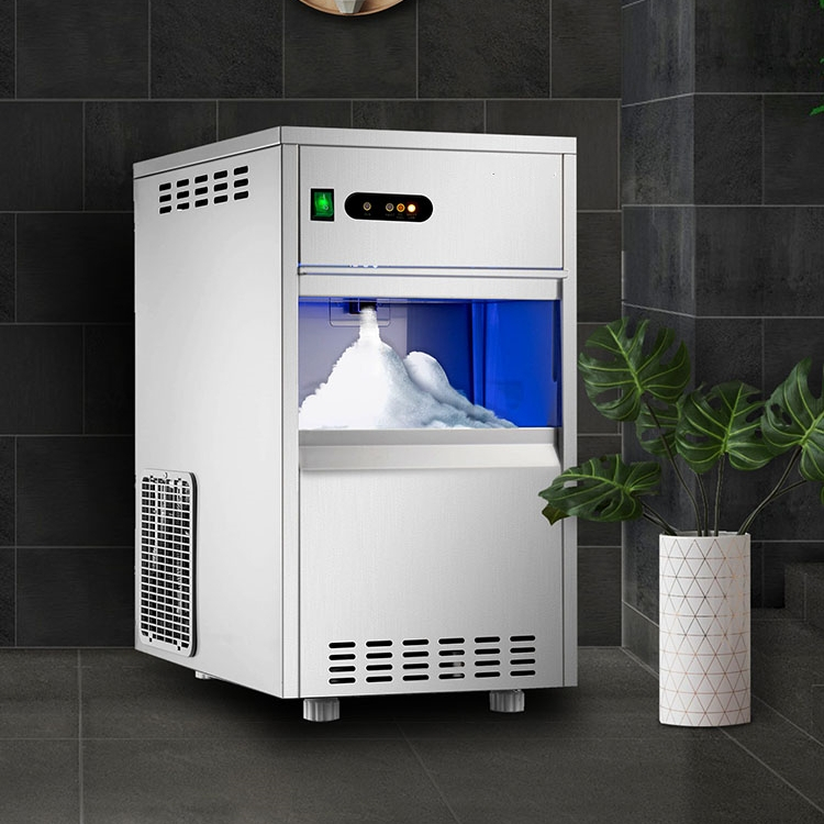 Commercial Ice Machine Snow Flake Maker 20-50KG/24H Lab Home Countertop ...