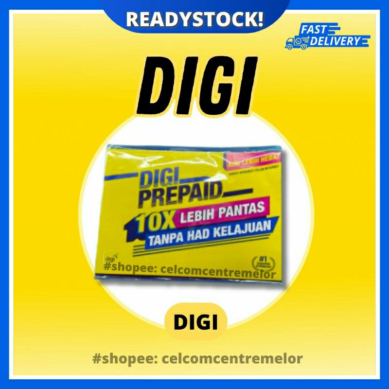 SIMKAD DIGI LIVE ( Fast shipping ) | Shopee Malaysia