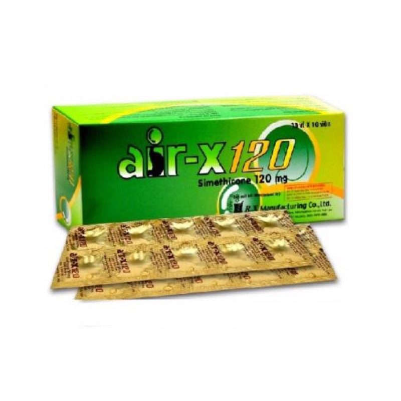 AIR-X SIMETHICONE 120MG CHEWABLE (10 TABLETS) | Shopee Malaysia