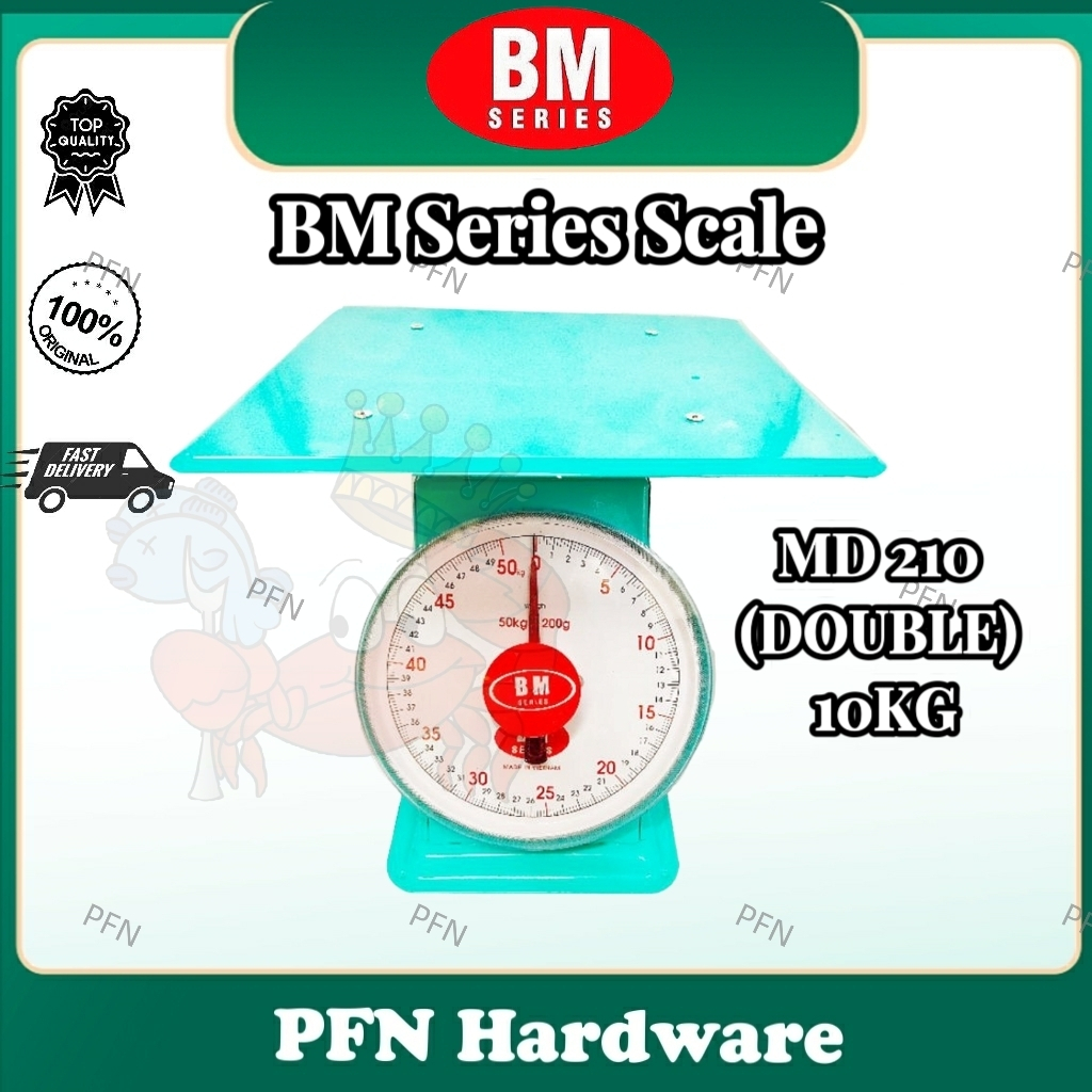 10kg BM SERIES MD210 Double Dial Flatpan Scale / 10kg Penimbang Spring ...