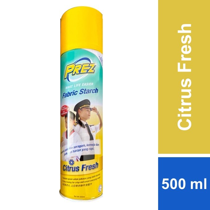 Prez Starch Ironing Citrus Fresh 500ml | Shopee Malaysia