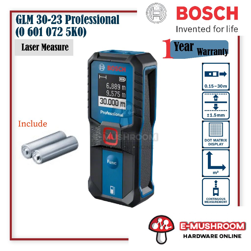 Bosch GLM 30-23 Professional Laser Rangefinder / Measure GLM30-23 Laser ...