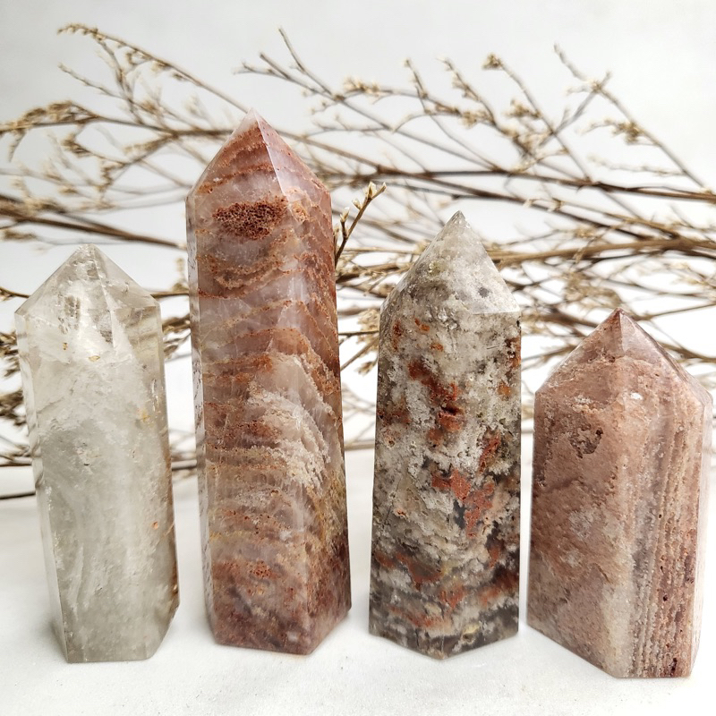 🔥Actual Product🔥Layer Phantom Quartz / Garden Quartz Energy Tower 千层幽灵 ...