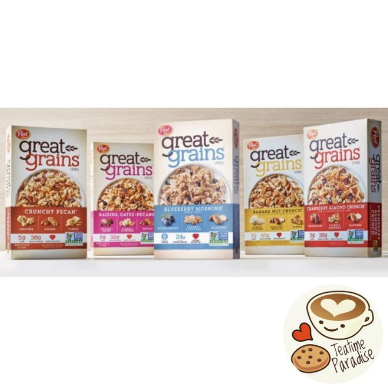 Post Great Grains Cereal(Blueberry / Raisin, Dates & Pecan / Crunchy ...