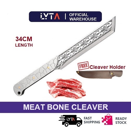 Sharp Kitchen Ribs Bone Cleaver Ice Chopping Meat Cutting Knife ...