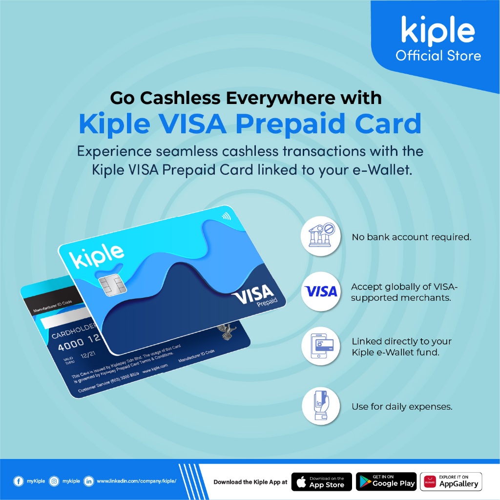 Kiple Visa Prepaid Card | Shopee Malaysia