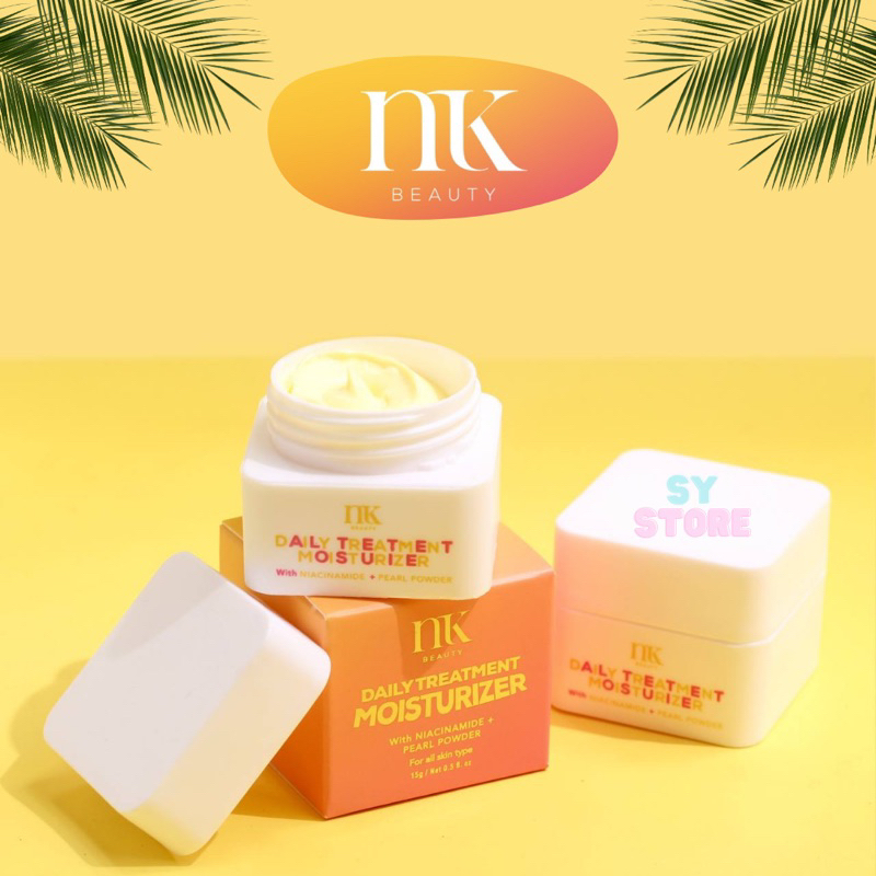 Mk Beauty Daily Treatment Moisturizer with Niacinamide and Pearl Powder ...