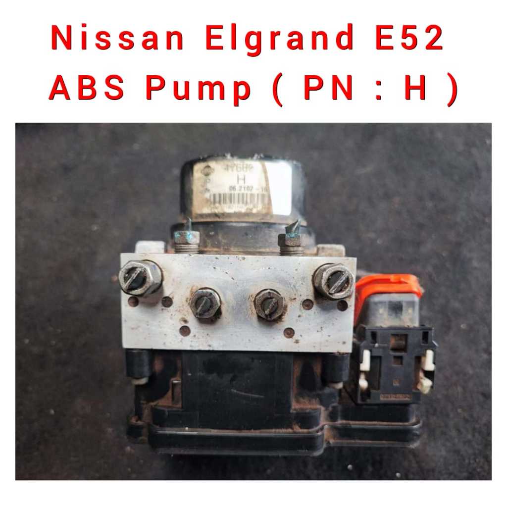 Nissan Elgrand E52 ABS Pump ( H ) / Actuator Brake Pump / Anti-Lock ...