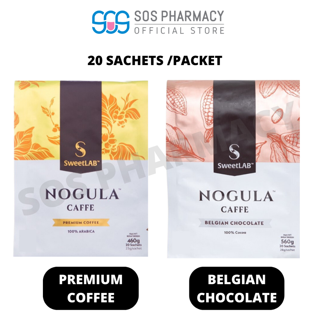 SweetLAB Nogula Caffe 100% (Arabica/Cocoa) 3 in 1 Instant (Coffee ...