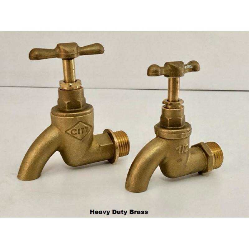 CITY BRASS BIB TAP HEAVY DUTY/LIGHT DUTY | Shopee Malaysia