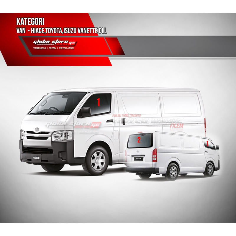 Tinted Magic Kategori Van Hiace | Urvan | Vannate | Shopee Malaysia
