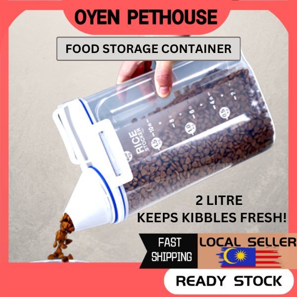 Large Volume Pet Food Storage Dispenser Pet Food Container Bekas ...