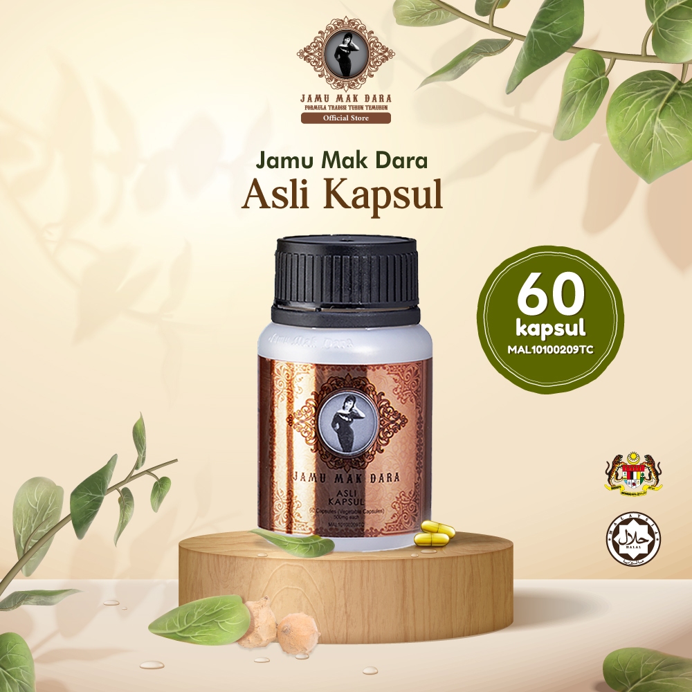 Jamu Mak Dara Asli Kapsul 60's [KKM: MAL10100209TC] | Shopee Malaysia