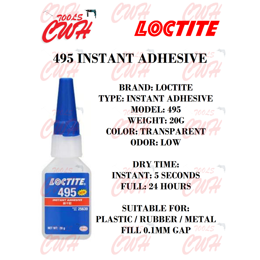 50ML SCREW GLUE THREADLOCKER SUPER STRONG ADHESIVE GAM KUAT CEPAT ...