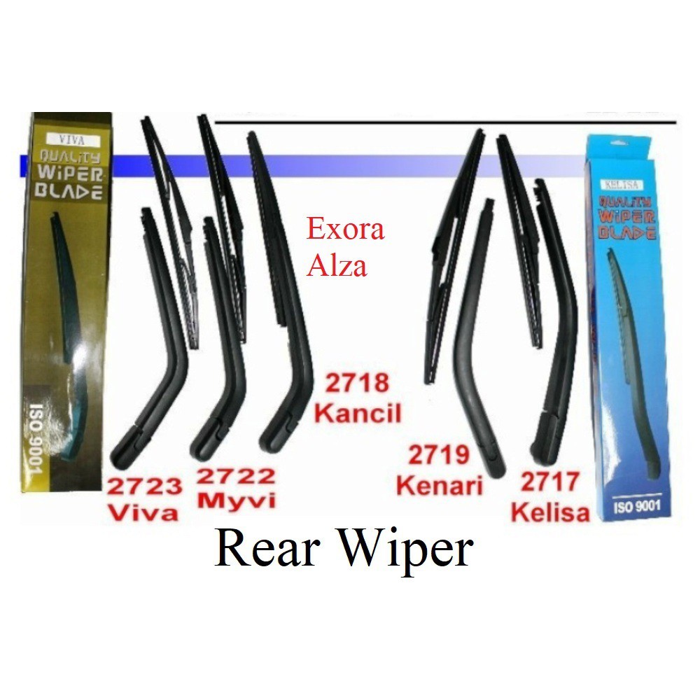 Rear Wiper Arm - Alza, Exora, Kancil (Innova, Axia), Kelisa, Kenari ...