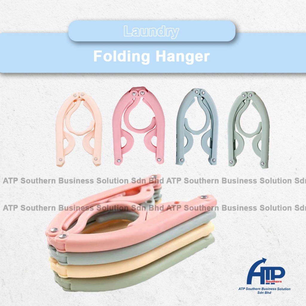 1Pcs Portable Folding Hanger Travel Foldable Plastic Hanger Wardrobe ...
