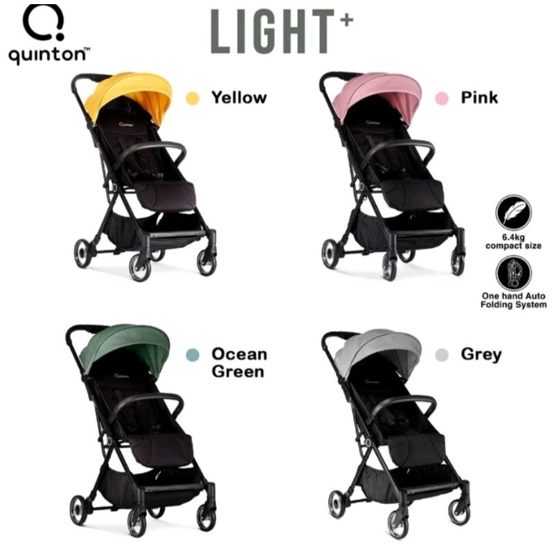 (Upgrade Version)QUINTON LIGHT PLUS Fold Stroller (New Born - 22kg ...