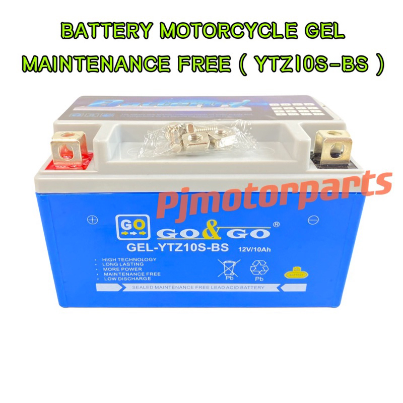 ( YTZ10S-BS )MAINTENANCE FREE GEL BATTERY MOTORCYCLE BATERI MOTOSIKAL - KTM 690 DUKE MT09 MT07 ...