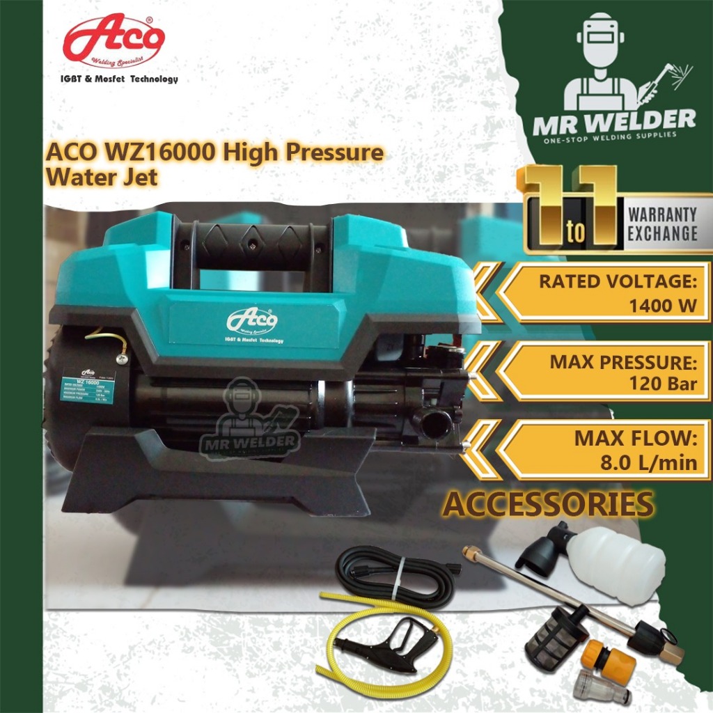 ACO WZ16000 Waterjet Pressure / Basuh Kereta / Basuh lantai | Car High ...