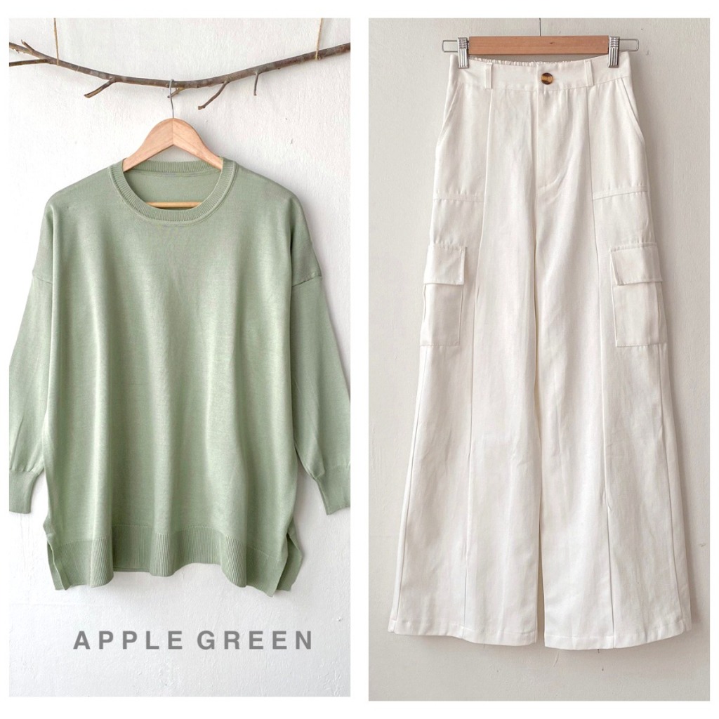 MIX & MATCH RILEY TOP + WYNA CARGO PANT (FS) | Shopee Malaysia