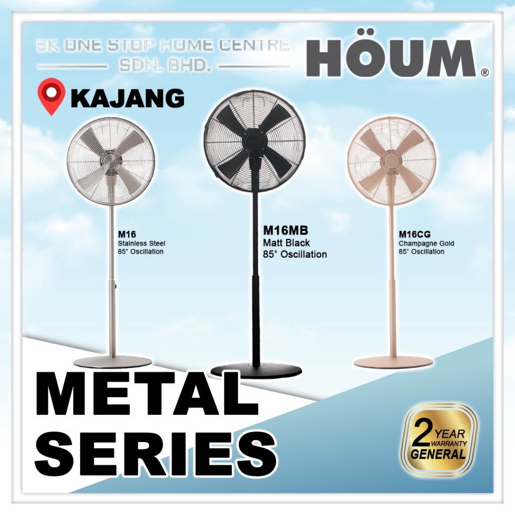 HOUM Metal Series M16 Matte Black / Champagne Gold / Silver (16 ...