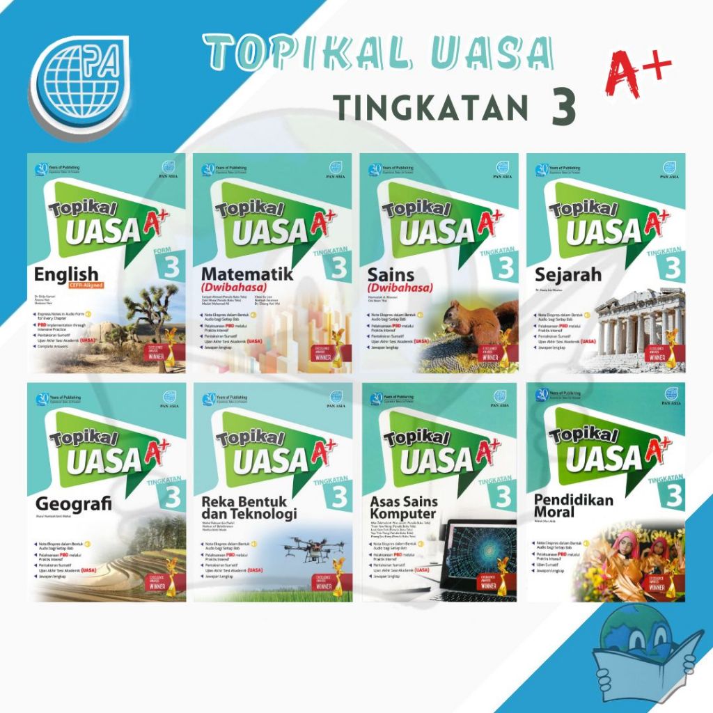 Buku Latihan Topikal UASA A+ KSSM Tingkatan 3 - English/Mate/Sains ...