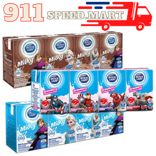 [911] Dutch Lady UHT Milk School Pack 125ml x 4pack | Shopee Malaysia
