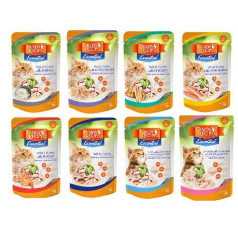 Cindy's Recipe Essential Wet Cat Food Pouch 70G | Shopee Malaysia