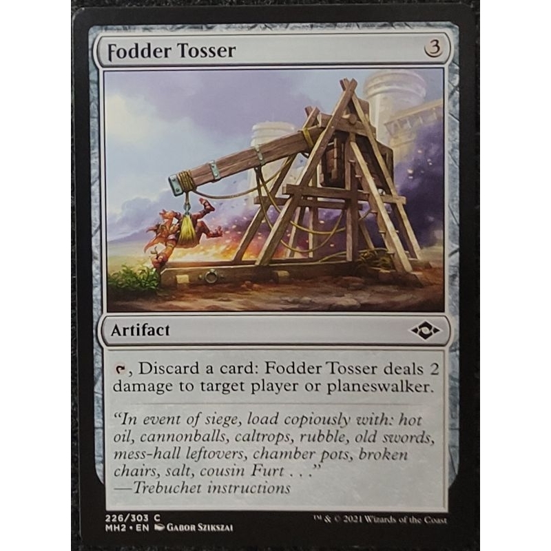 Magic The Gathering : Fodder Tosser Common Modern Horizons 2 card ...